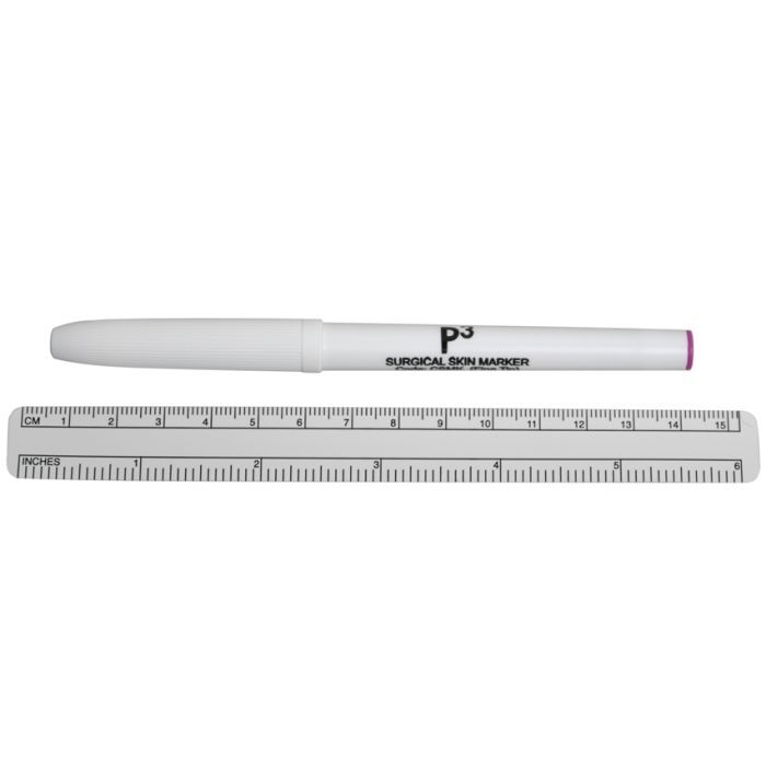 Sterile Skin Markers Regular/Broad Tip with Ruler | Medguard