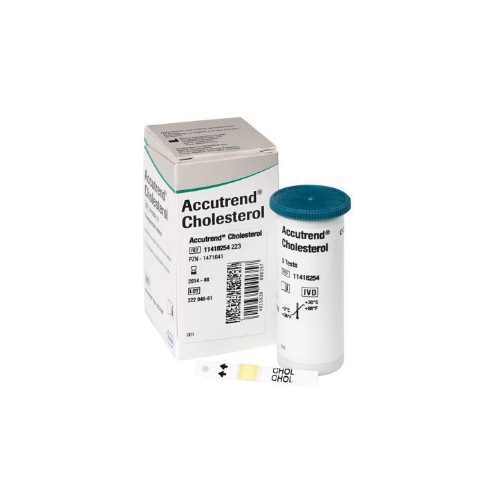 Accutrend Cholesterol Test Strips (25) Code: 11418262171 | Medguard